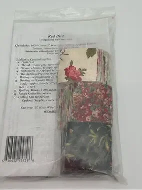 Whims | Art | Watercolor Quilt Kit By Whims Red Bird | Poshmark